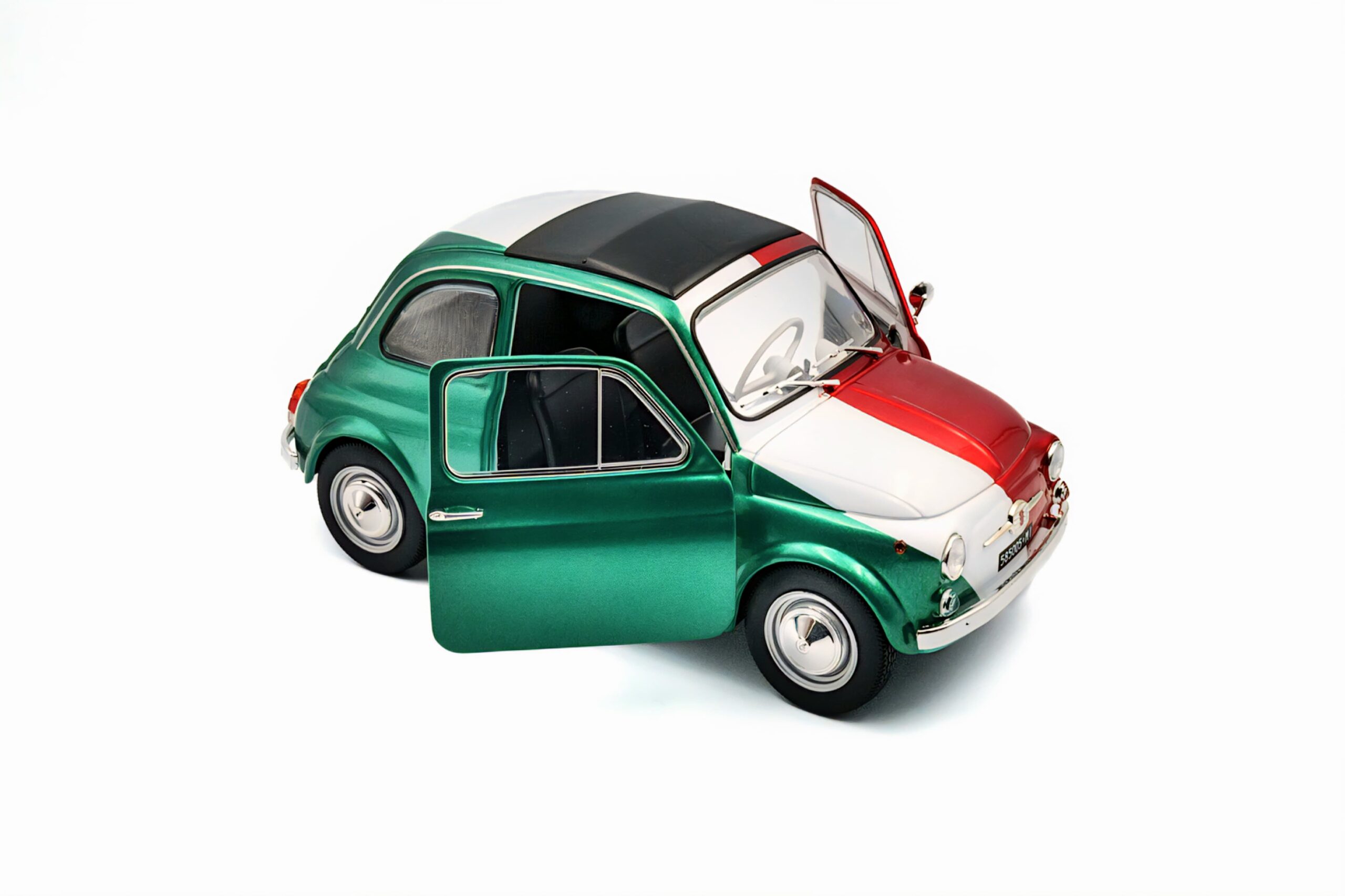 Macheta Fiat 500 Tribute to Italia Solido - CollectorsCorner