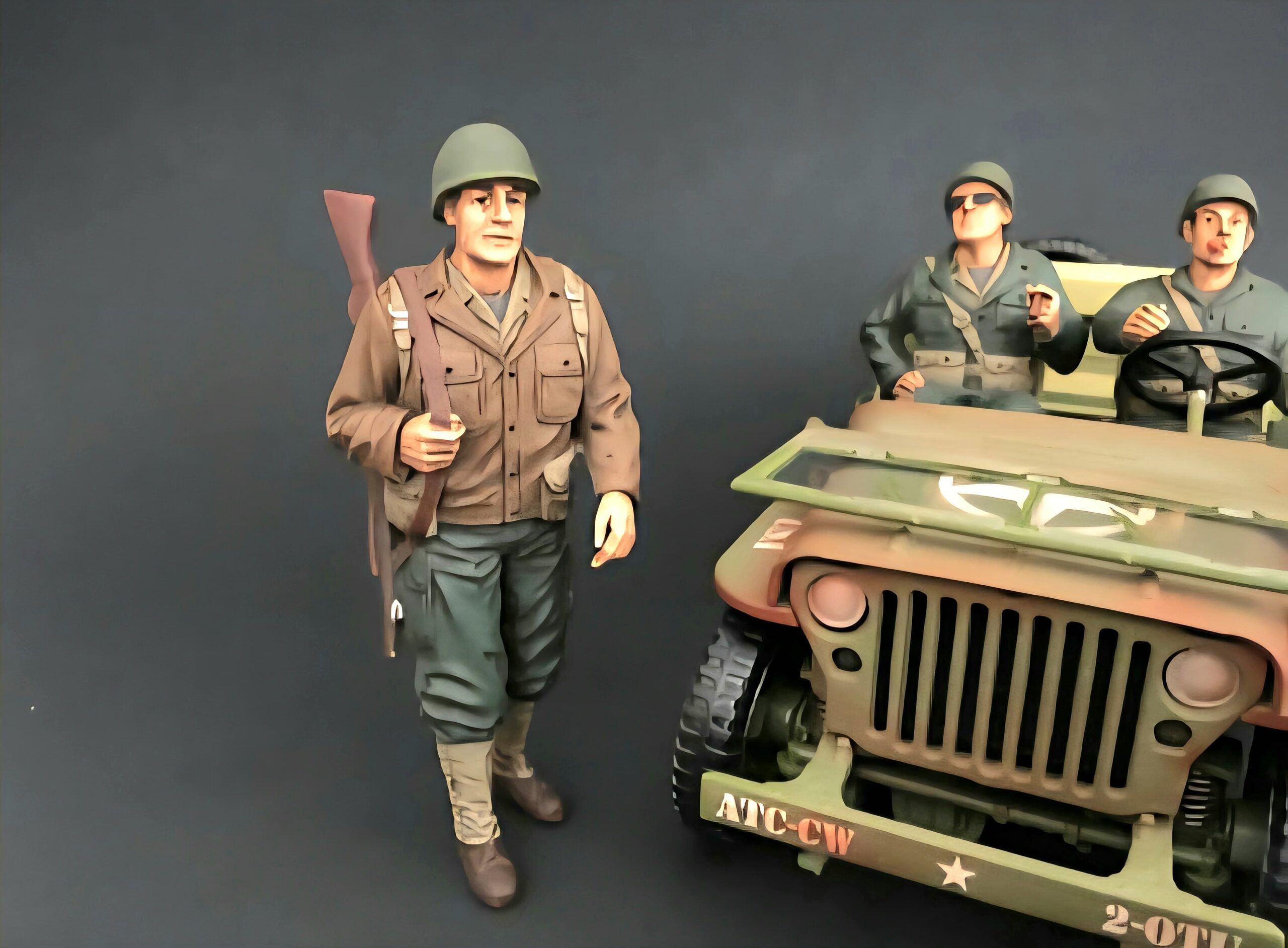 Figurină Soldat WW2 American Diorama - CollectorsCorner