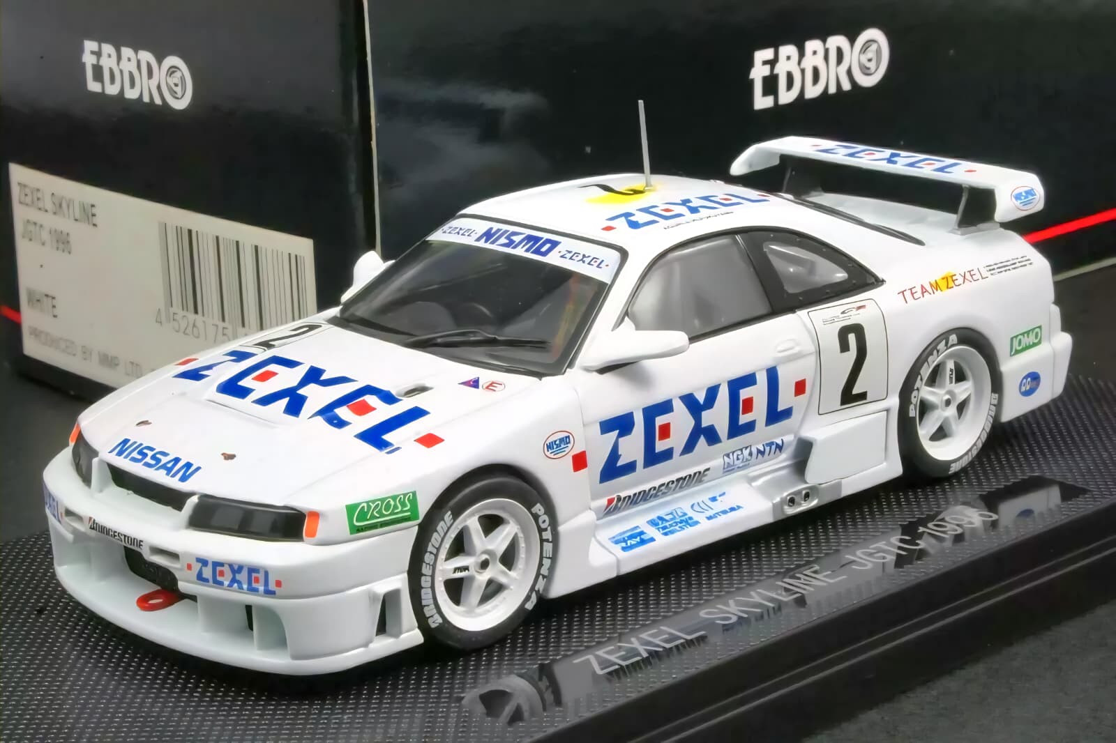 Machetă Nissan Skyline R33 JGTC Zexel 1:43 Ebbro - CollectorsCorner