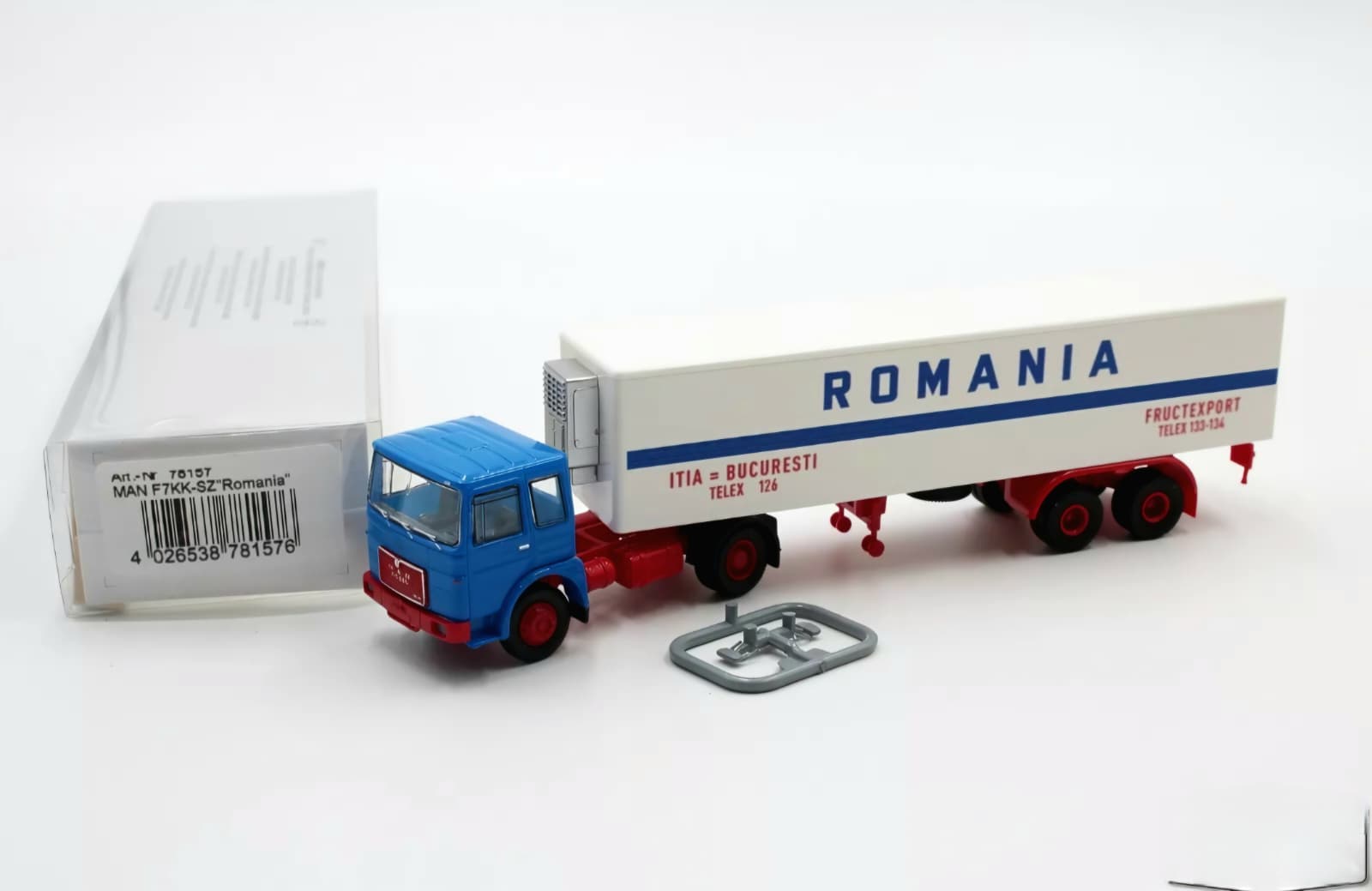 Macheta camion MAN F7 Romania Autotren 1:87 Brekina - CollectorsCorner